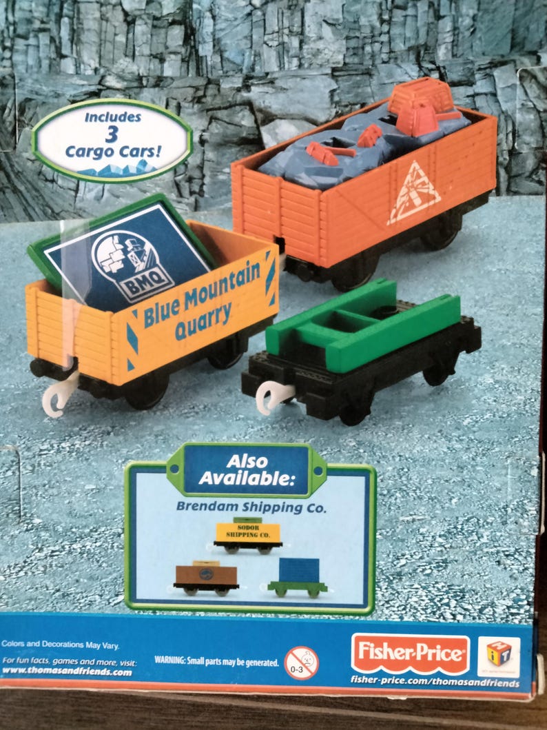 Thomas and Friends Trackmaster Removable Cargo Blue Mountain Quarry ...