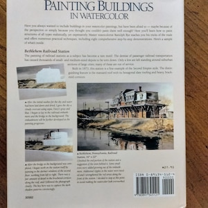 Painting Buildings Watercolor Book, Guide - Etsy