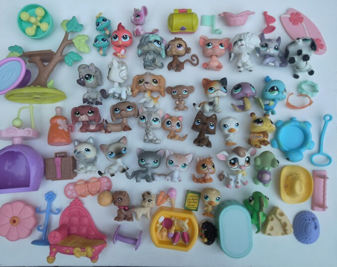 Vintage LPS Littlest Pet Shop Figures and Accessories - Etsy