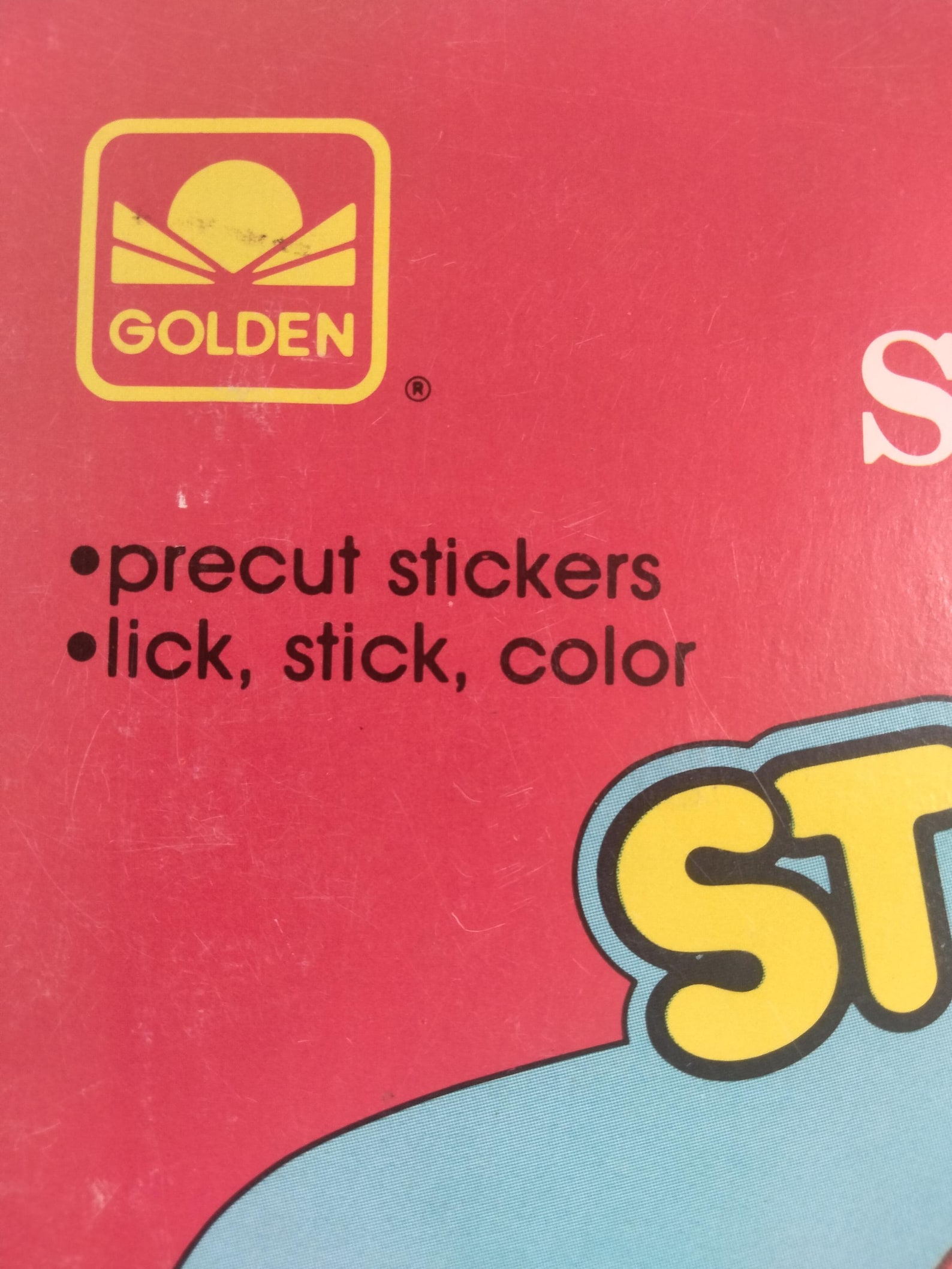 Vintage Sticker Fun Coloring Pages Santa and the Snowland Sprites ...