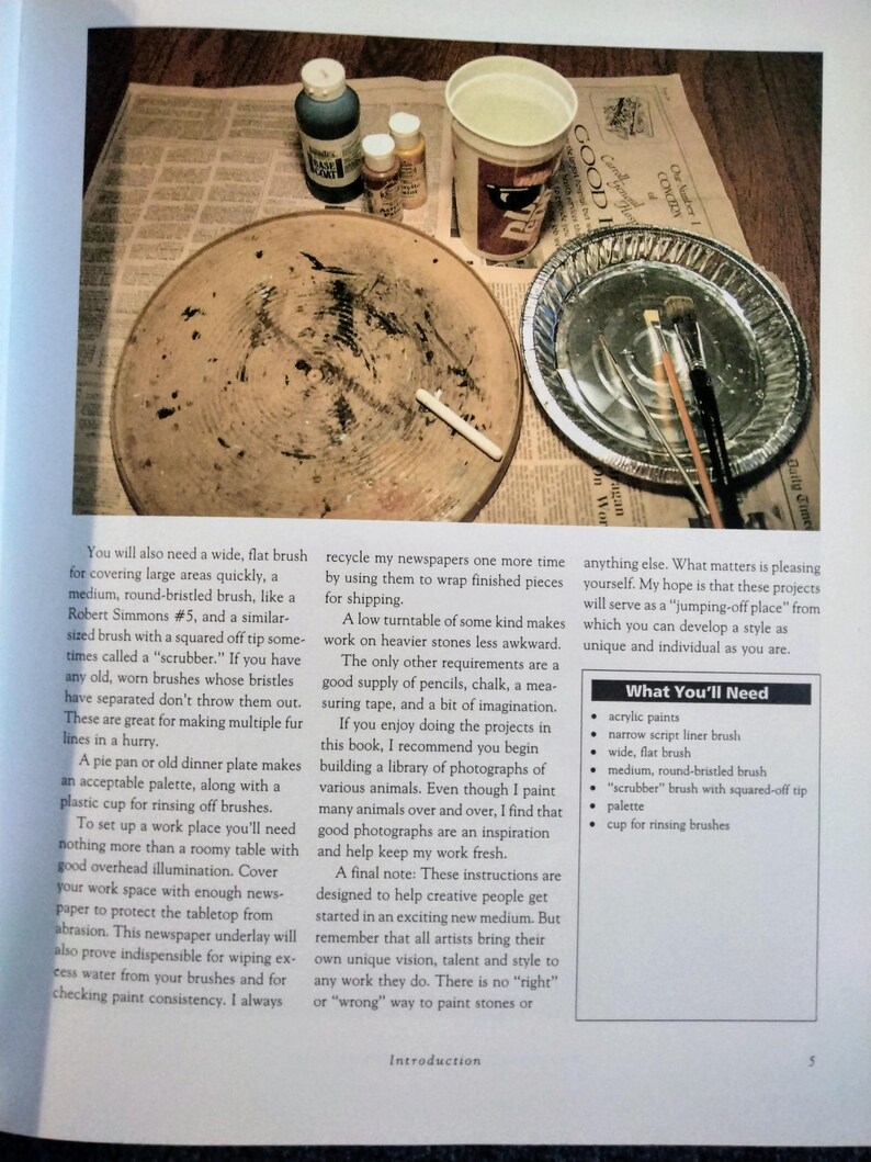 The Art of Painting Animals on Rocks Guide Book,lin Wellford - Etsy