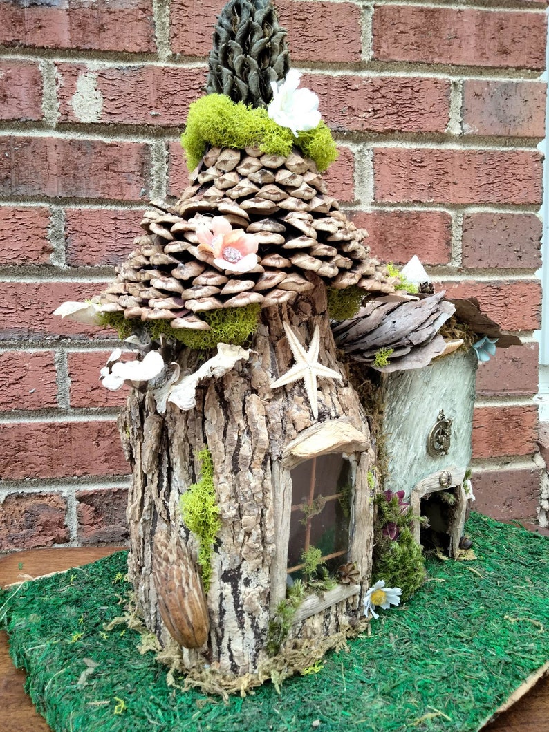 Fairy Garden House Handmade forest Cottage - Etsy