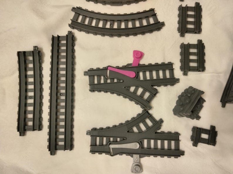 Thomas Train Trackmaster Tracks Dark Gray, Replacement Parts - Etsy
