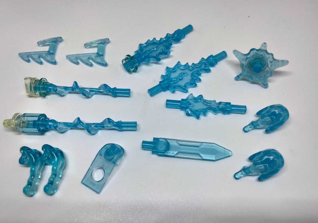 Lego Trans-light Blue Minifigure Weapon,powerblast, Accessorie ...