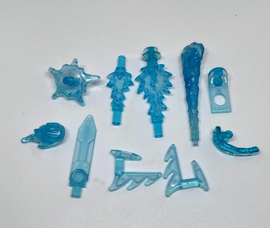 Lego Trans-light Blue Minifigure Weapon,powerblast, Accessorie ...