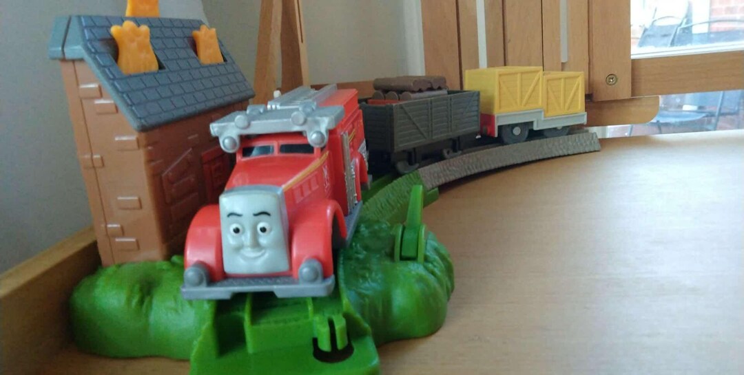 Thomas and Friends Track Master Motorized Train Flynn With Cargo - Etsy