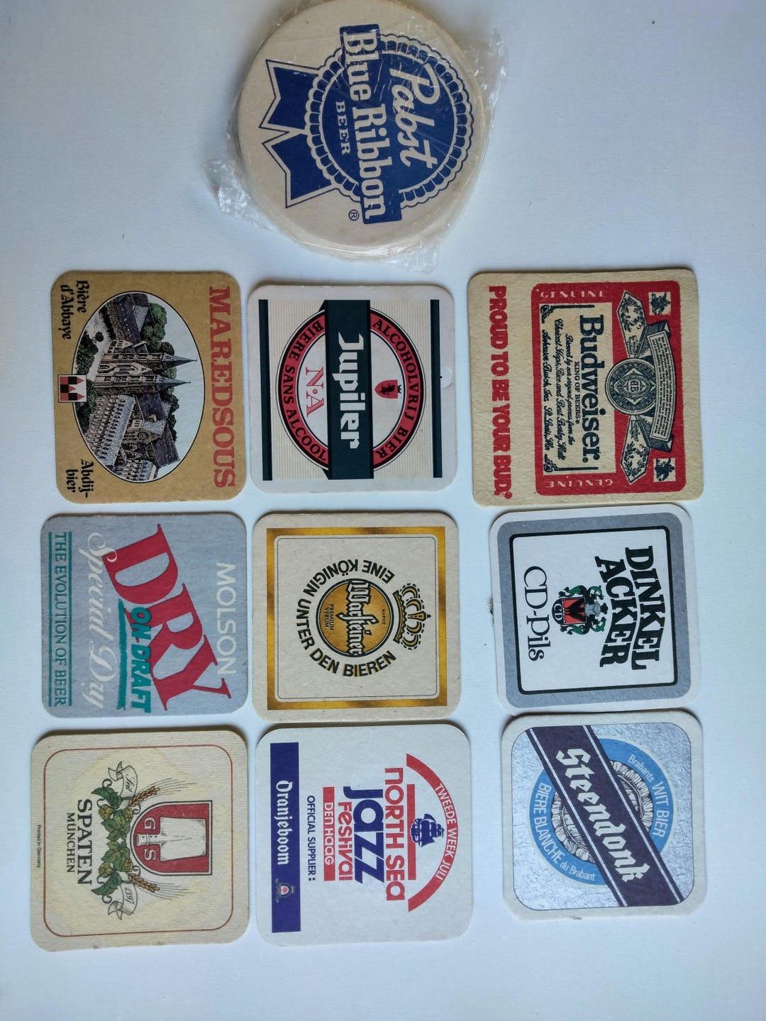 Vintage Cardboard Beer Coasters - Etsy