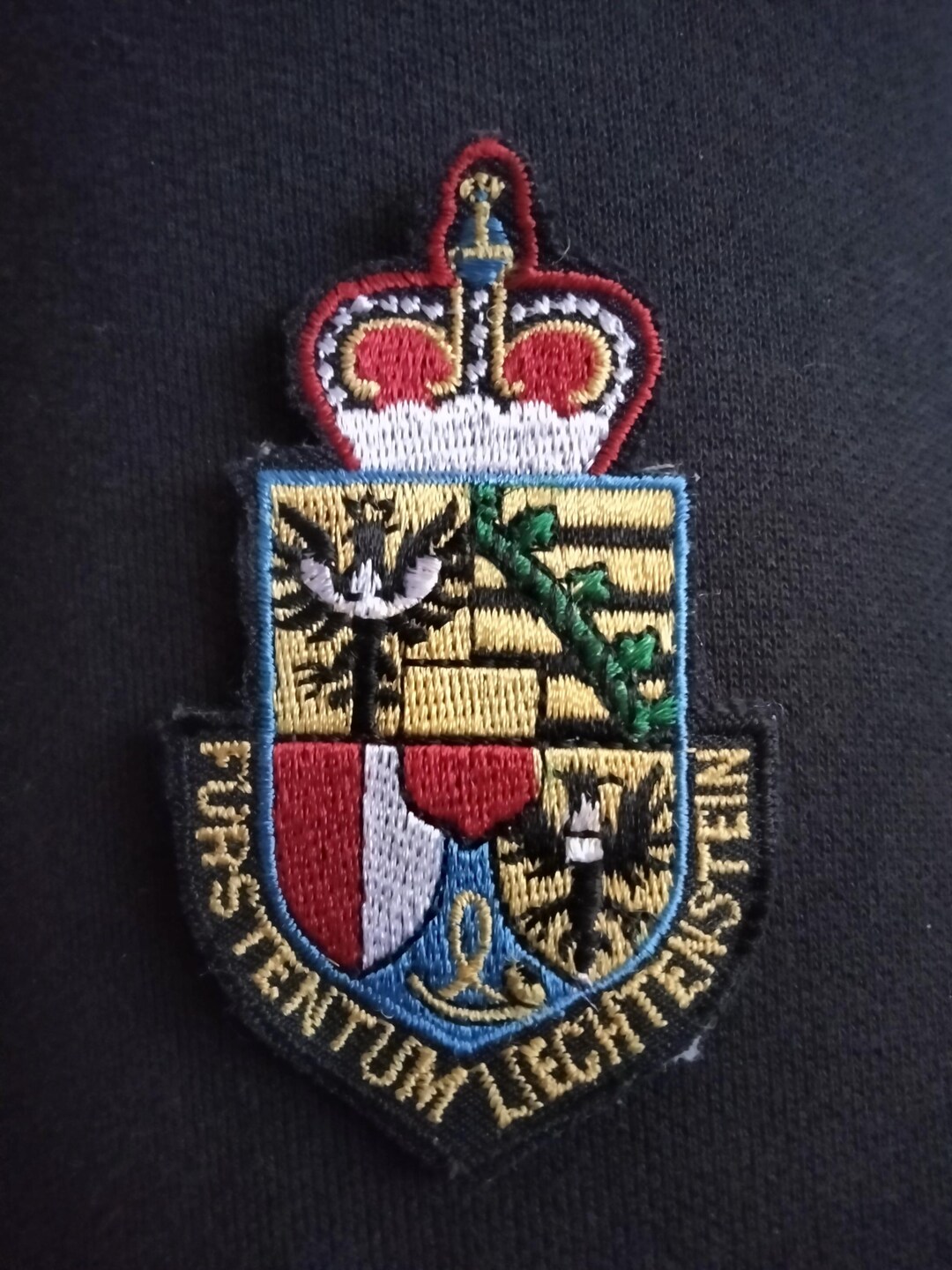 Furstentum Liechtenstein Coat of Arms Crown Shield Embroidered Patch Badge Crest Vintage - Etsy