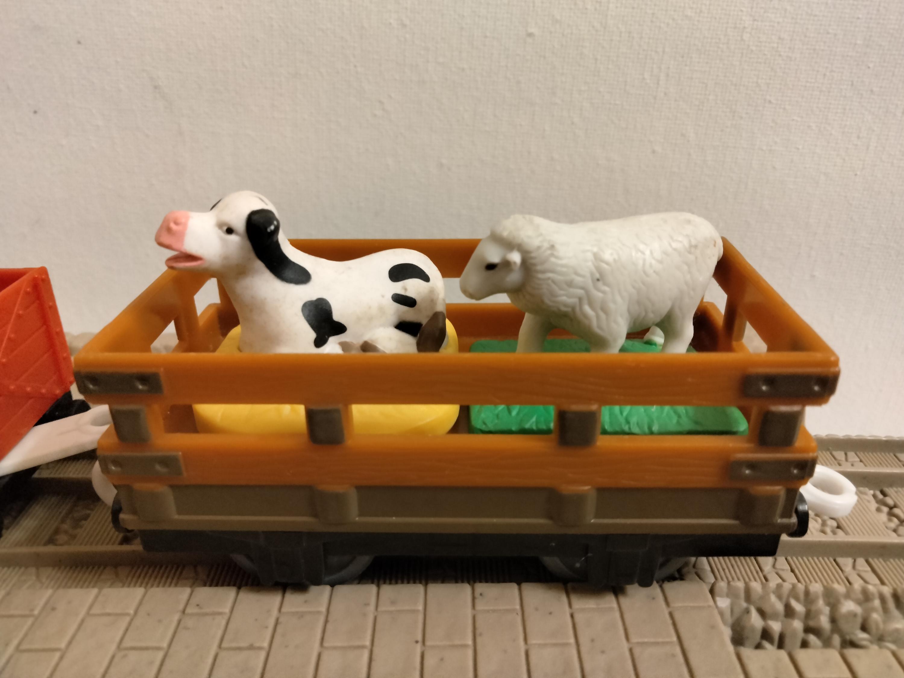 Retired Thomas Train Trackmaster Farm Cars With Cargo - Etsy