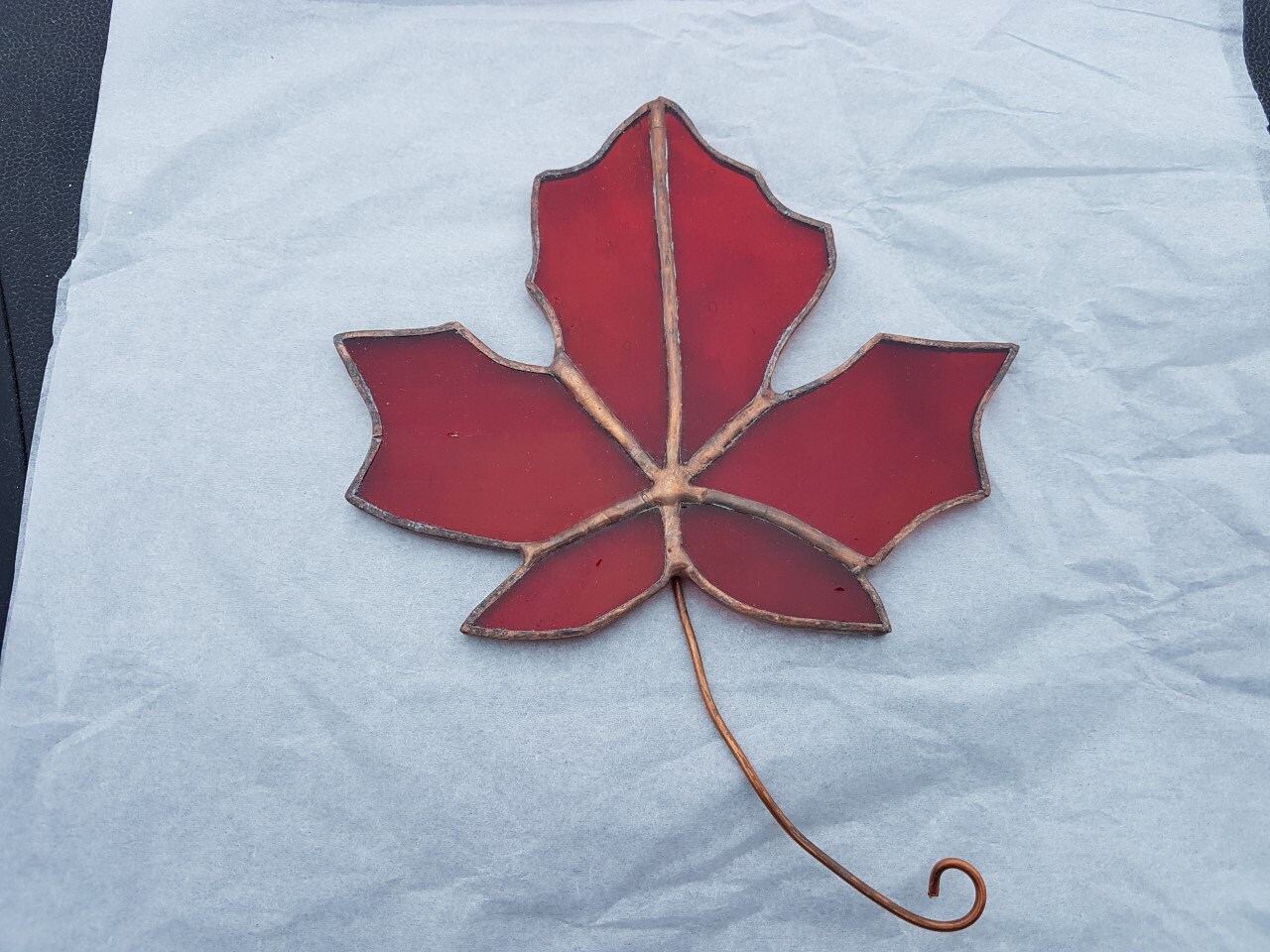 Stained Glass Leaf - Etsy