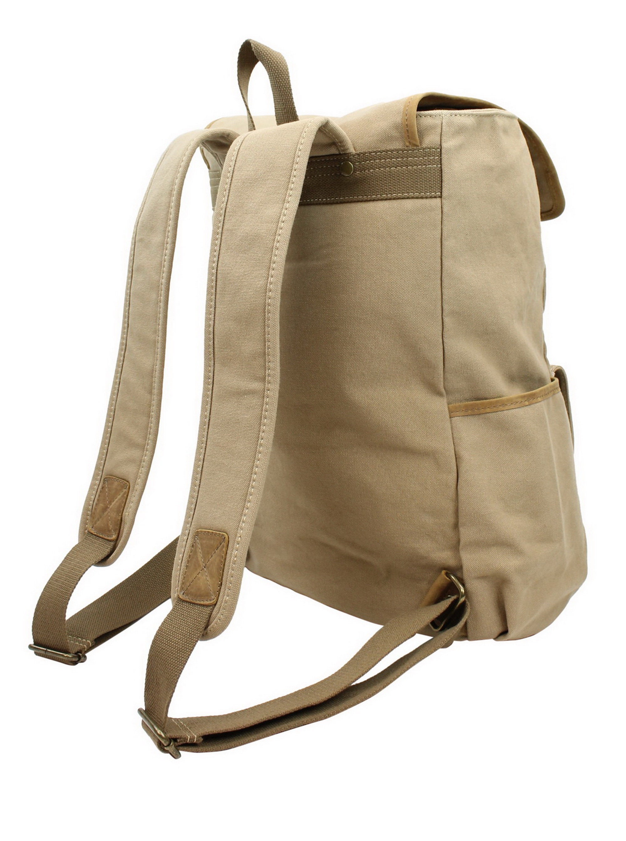 Vagarant Traveler Classic Large Canvas Backpack CK12 With Free ...