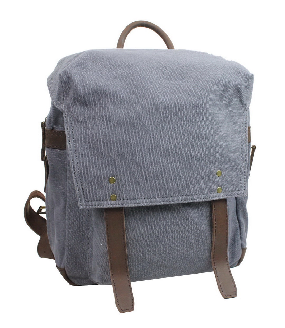 Vagarant Traveler Medium Canvas Backpack 14 in Canvas Backpack Rucksack ...