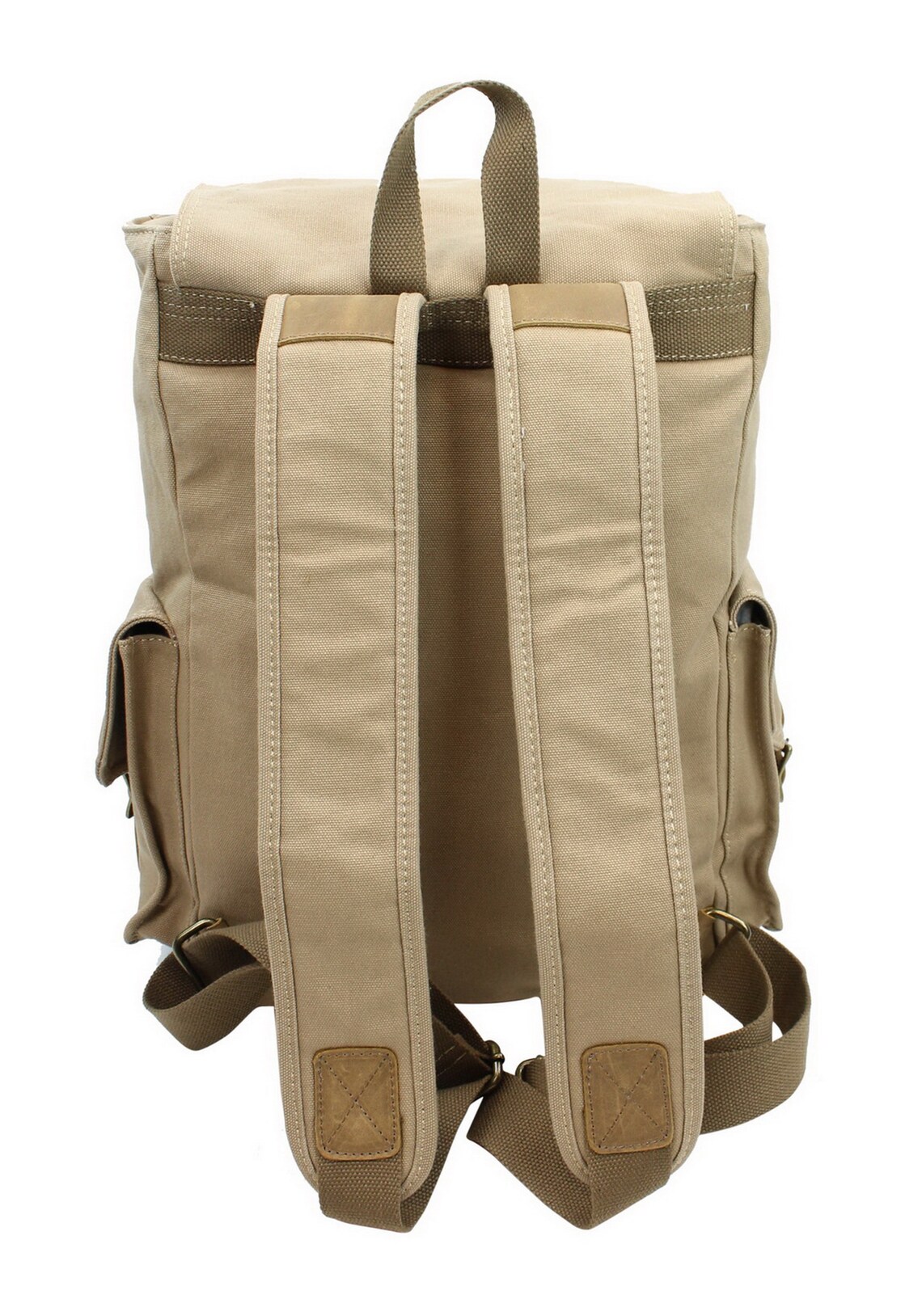 Vagarant Traveler Classic Large Canvas Backpack CK11 With Free ...