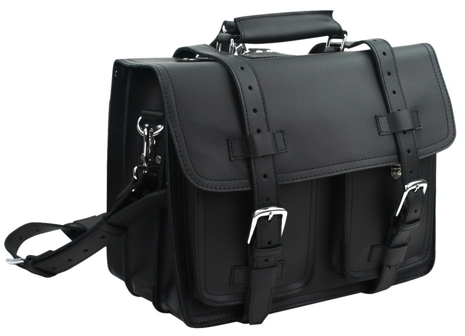Heavy Duty Full Leather CEO- 16" Classic Full Leather Briefcase W ...