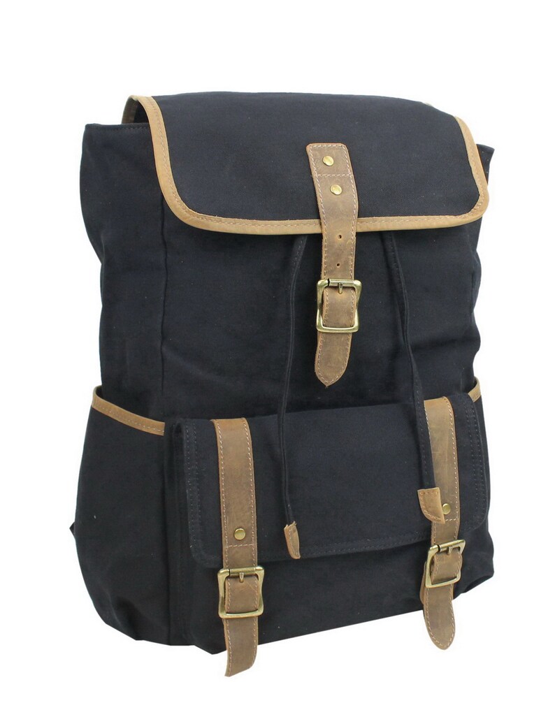 Vagarant Traveler Classic Large Canvas Backpack CK12 With Free ...