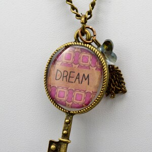 Dream Key Pendant, Dream Key Necklace, Key Pendant, Key Necklace ...
