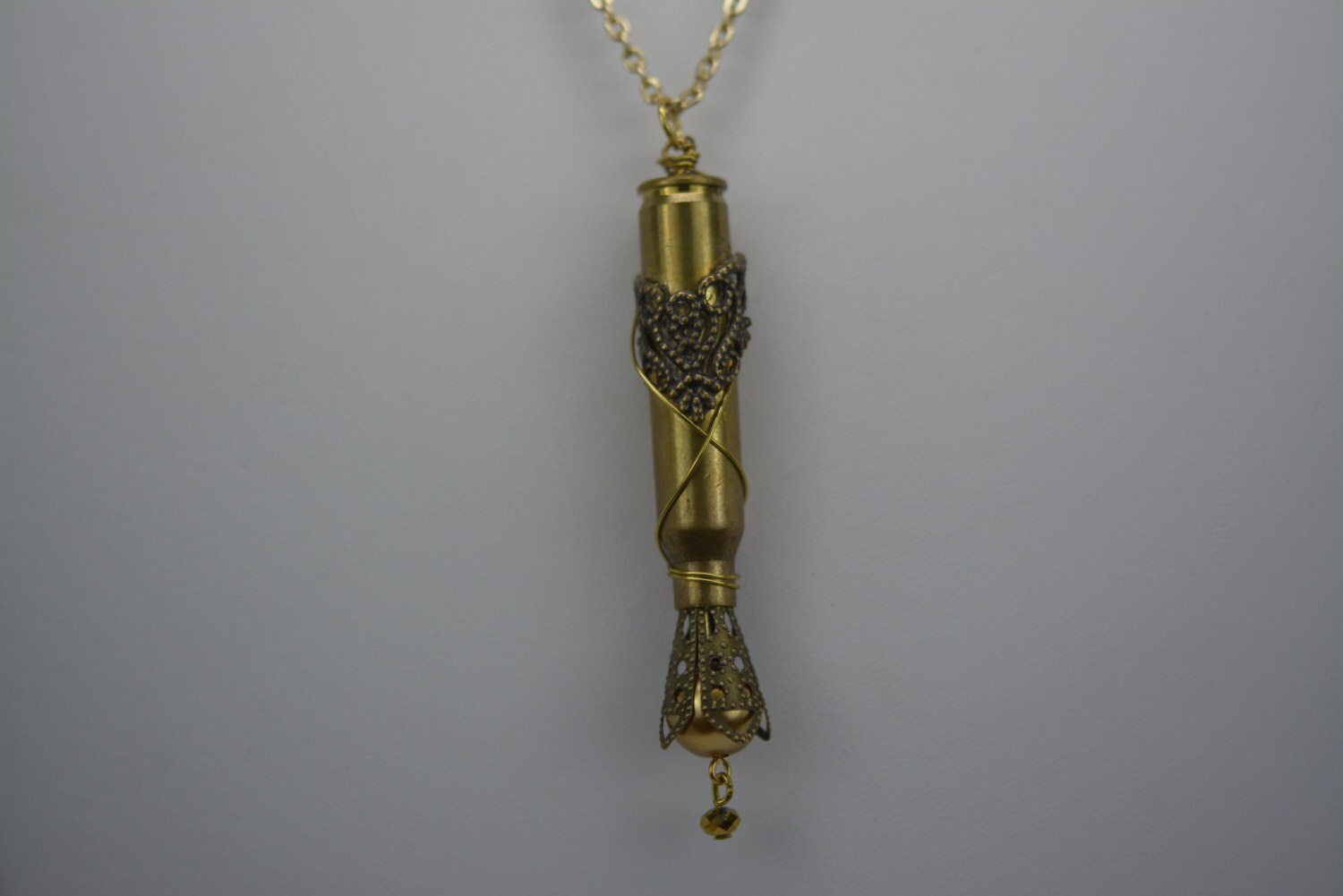 Bullet Shell Casing Pendant Bullet Necklace Shell Casing Necklace ...