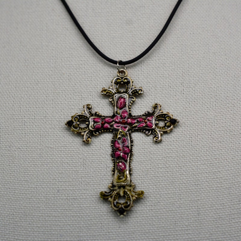 Painted Cross - Etsy
