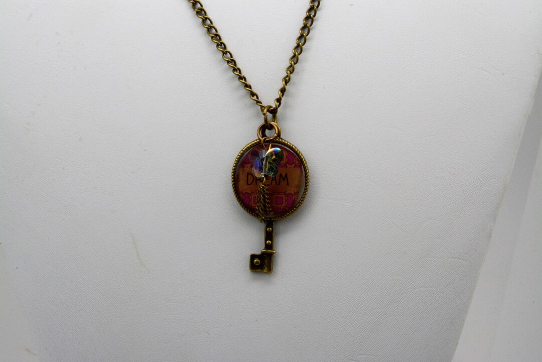 Dream Key Pendant, Dream Key Necklace, Key Pendant, Key Necklace ...