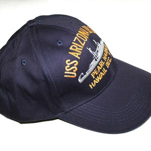 USS Arizona BB-39 Hawaii Pearl Harbor Hats Caps. Free Shipping in USA ...