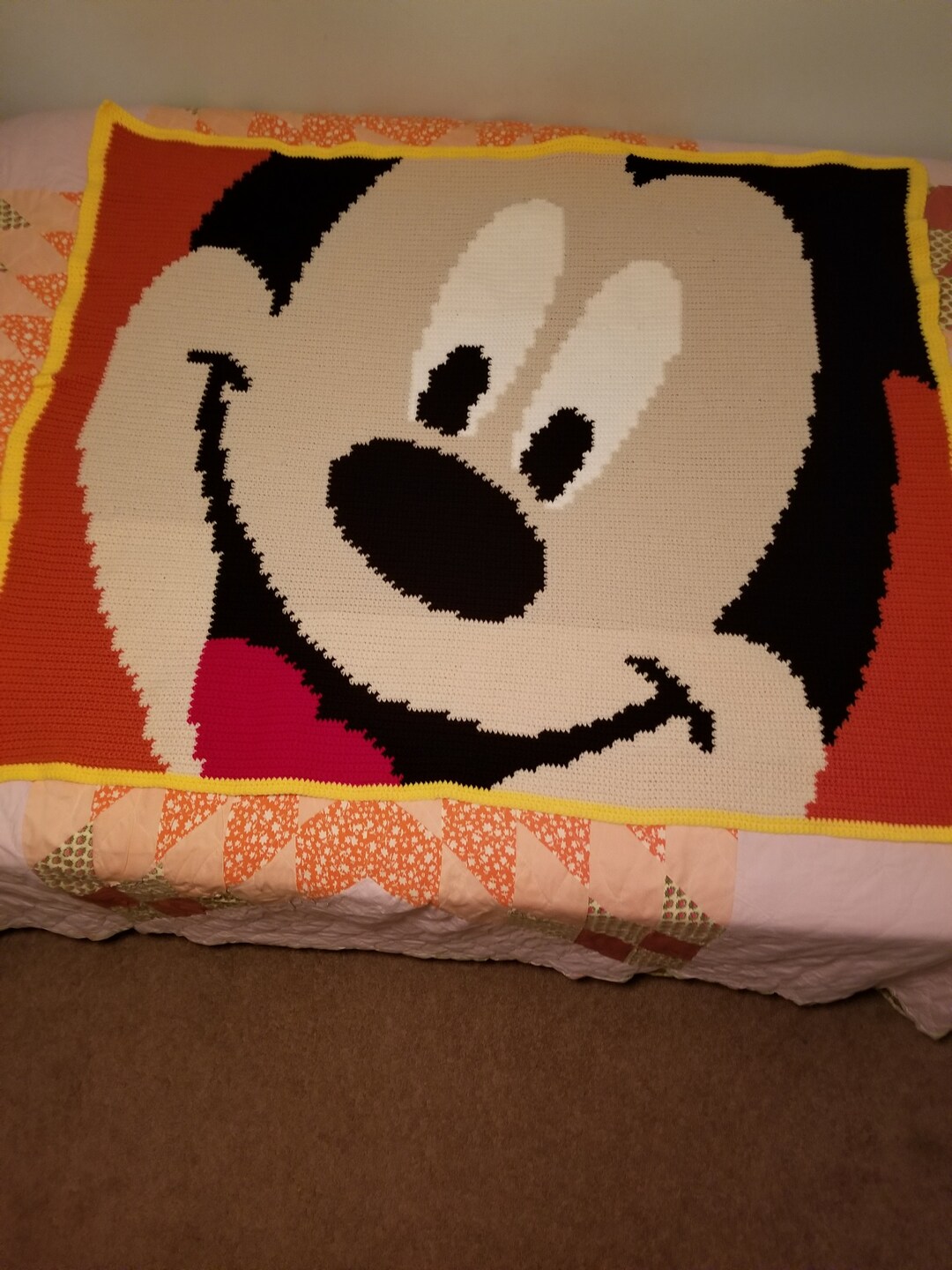 The Mouse - Mickey - Grid & Written Patterns - Etsy