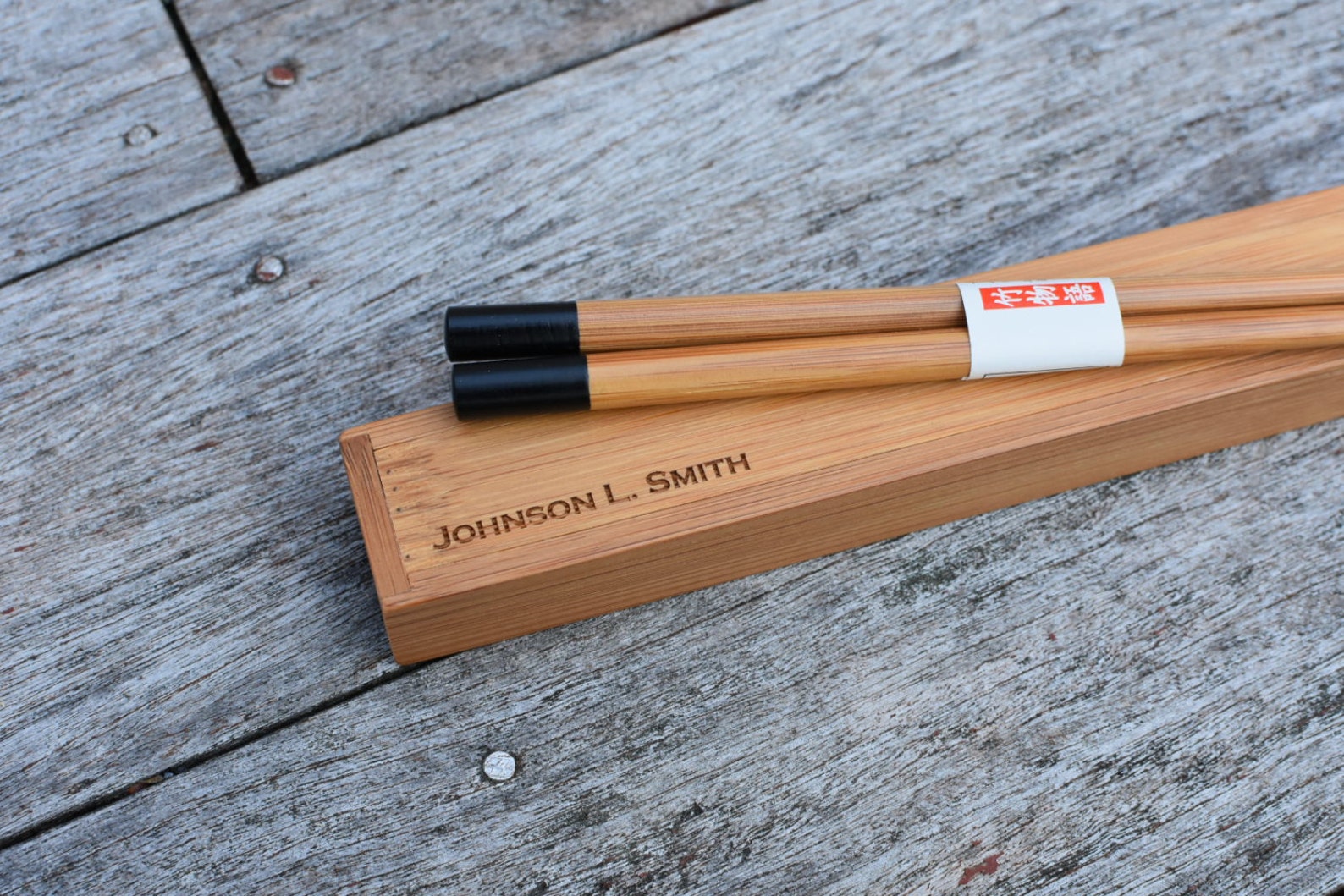 Gift Under 20 Chopstick Box Personalized Chopsticks - Etsy
