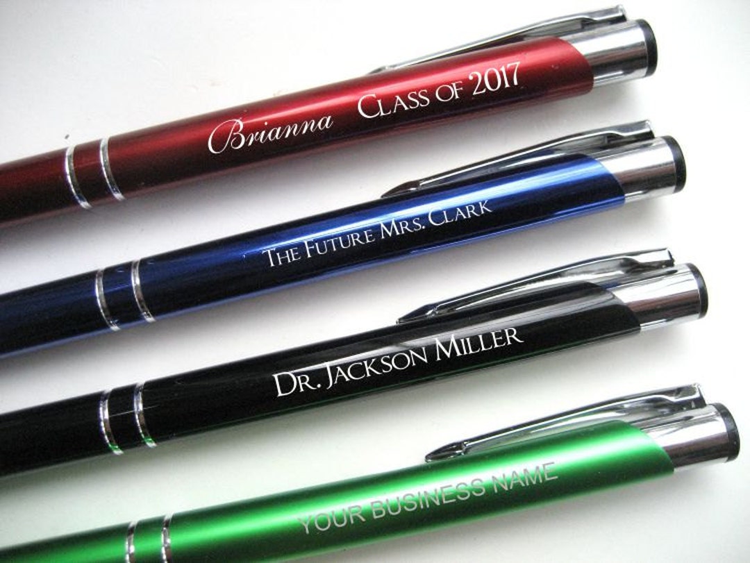 Engraved Pen - Personalized Pen - Monogrammed Metal Pen - Personalized ...