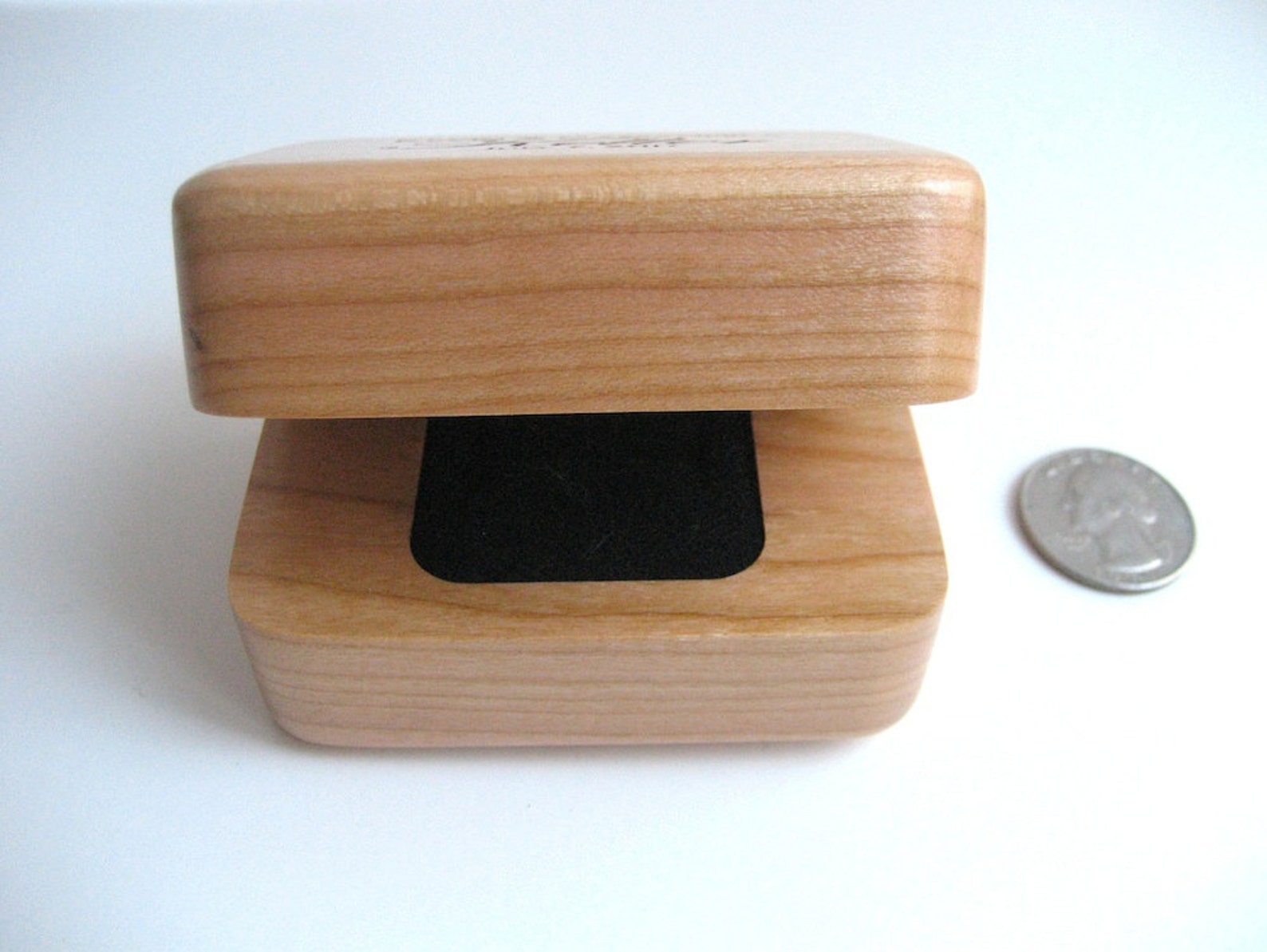 Ring Box Personalized Wood Box Custom Ring Box Engraved - Etsy