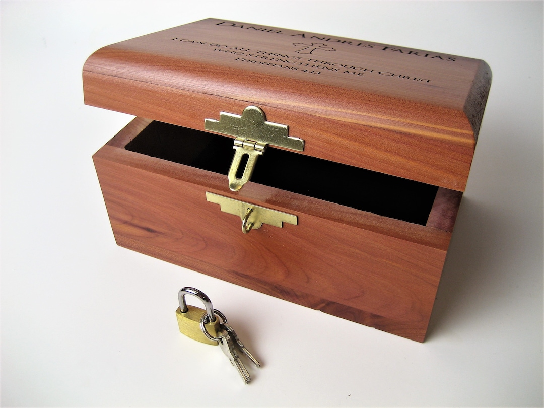 God Box, Give It to God Engraved Wood Religious Keepsake, Prayer Box ...