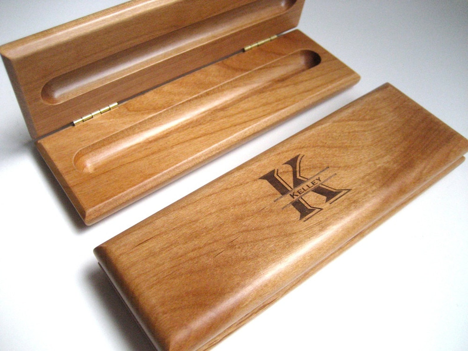 Engraved Pen Set, Walnut Pen Case, Monogrammed Wooden Pen Set ...