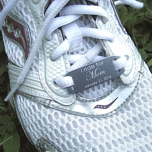 Shoe Tag, Custom Shoe Tag, Personalized Shoe Charm, Engraved Shoelace ...