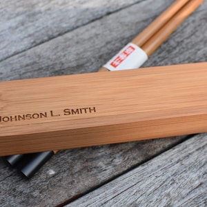 Chopstick Box - Personalized Chopsticks - Personalized Chopstick Box ...