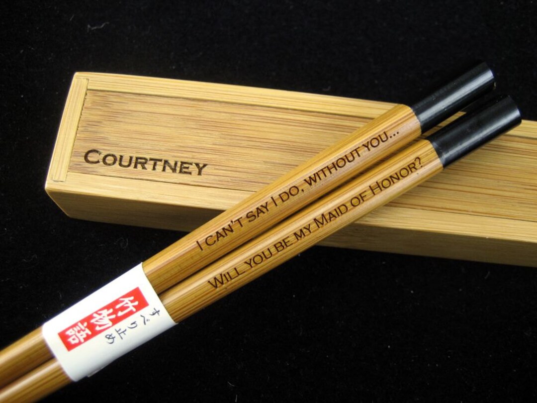 Chopstick Box-personalized Chopticks-personalized Chopstick Box-will ...