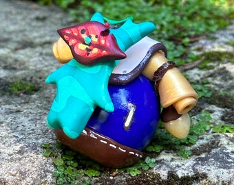 The Legend of Zelda - Unique Korok Figurine With Backpack - Handmade ...