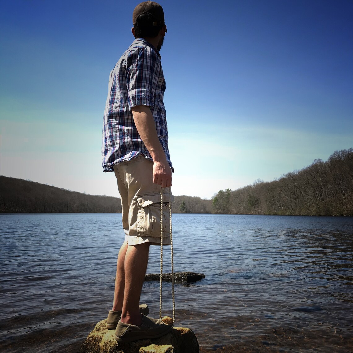 Sling Basic: Hand Woven Round Braid Rock Throwing Sling - Etsy