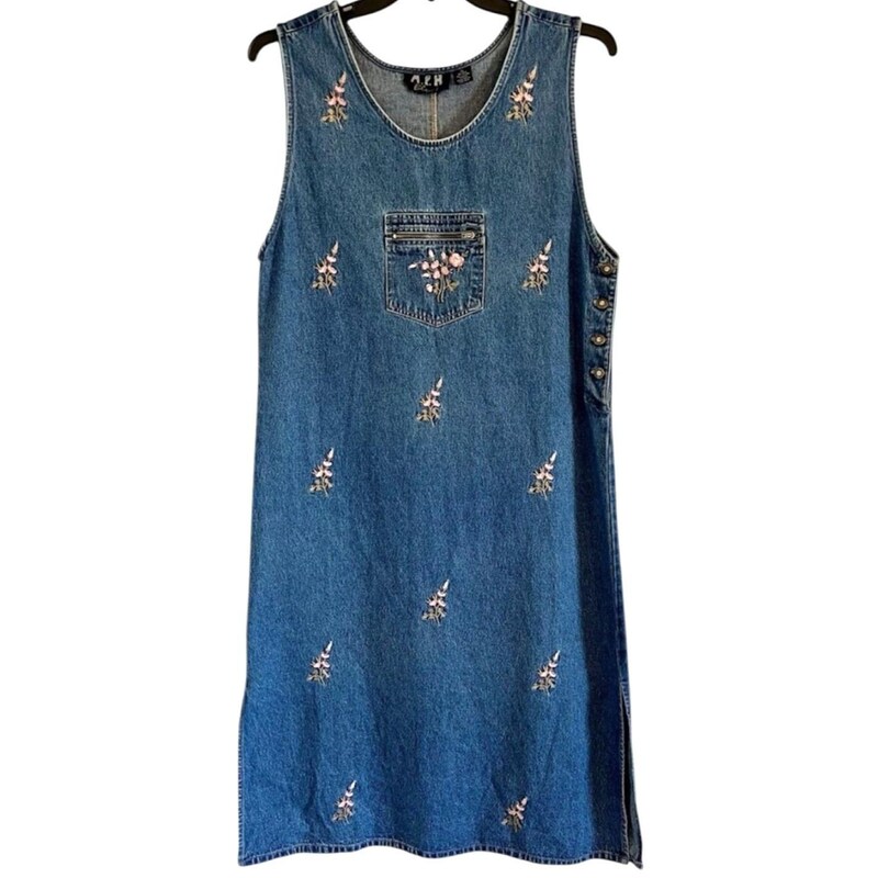 Denim Jumper Dress - Etsy
