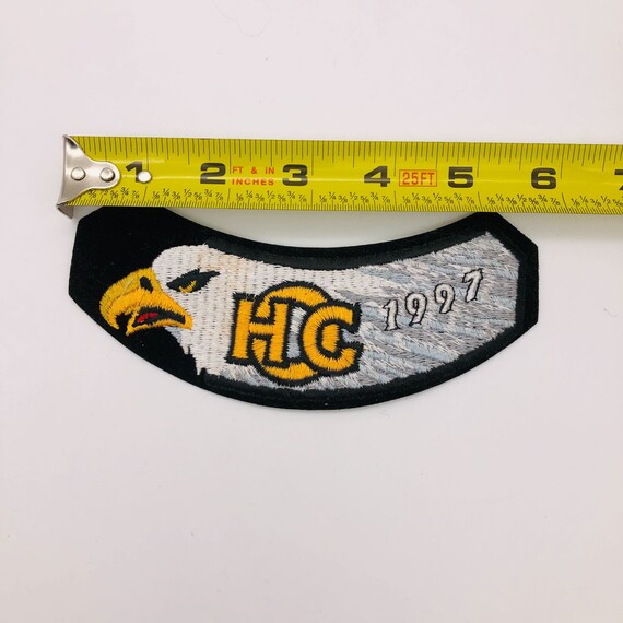 Vtg 1997 Harley-Davidson HOG Eagle Head Rocker Patch … - Gem