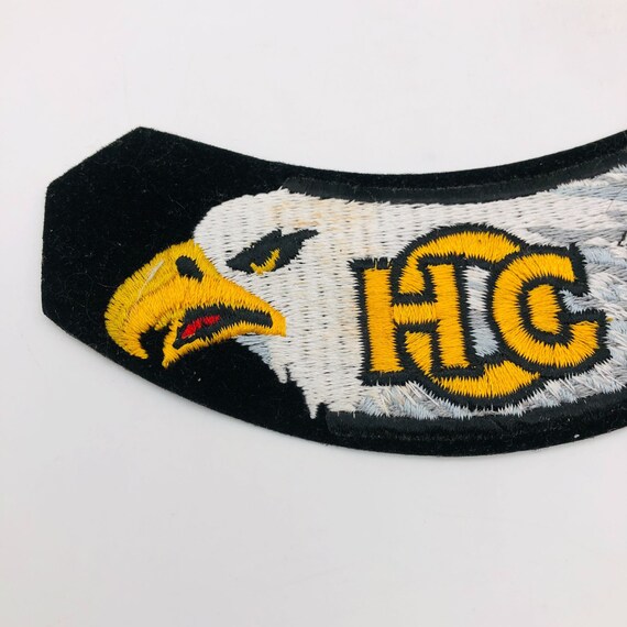 Vtg 1997 Harley-Davidson HOG Eagle Head Rocker Patch … - Gem