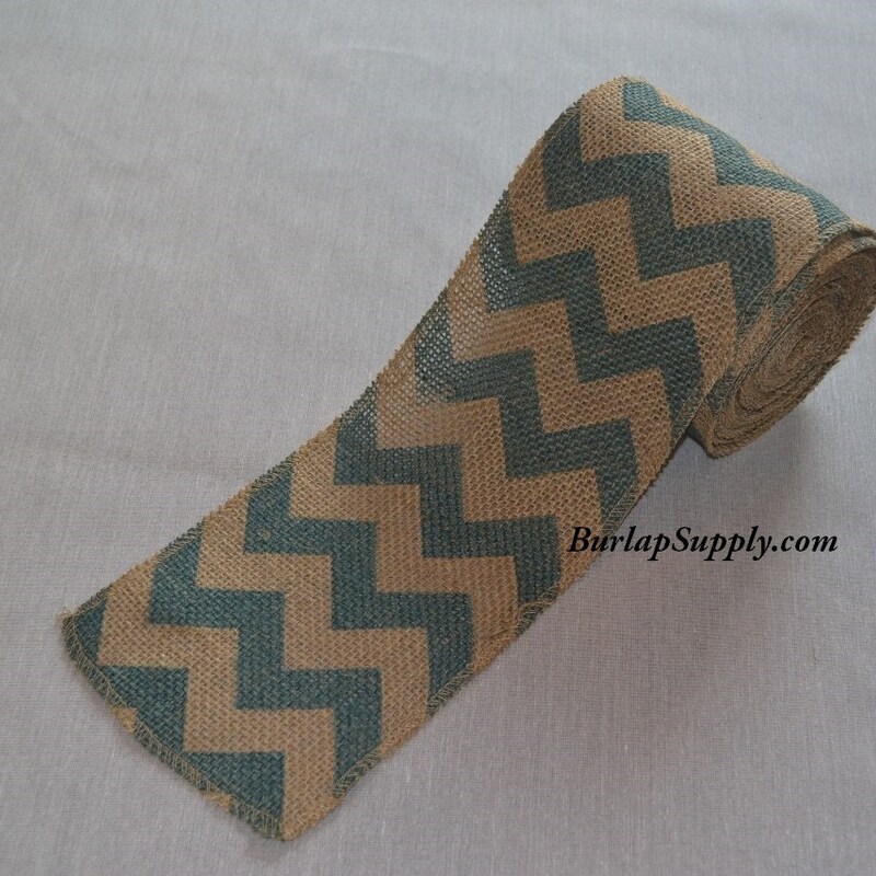 Chevron Print Burlap - Etsy
