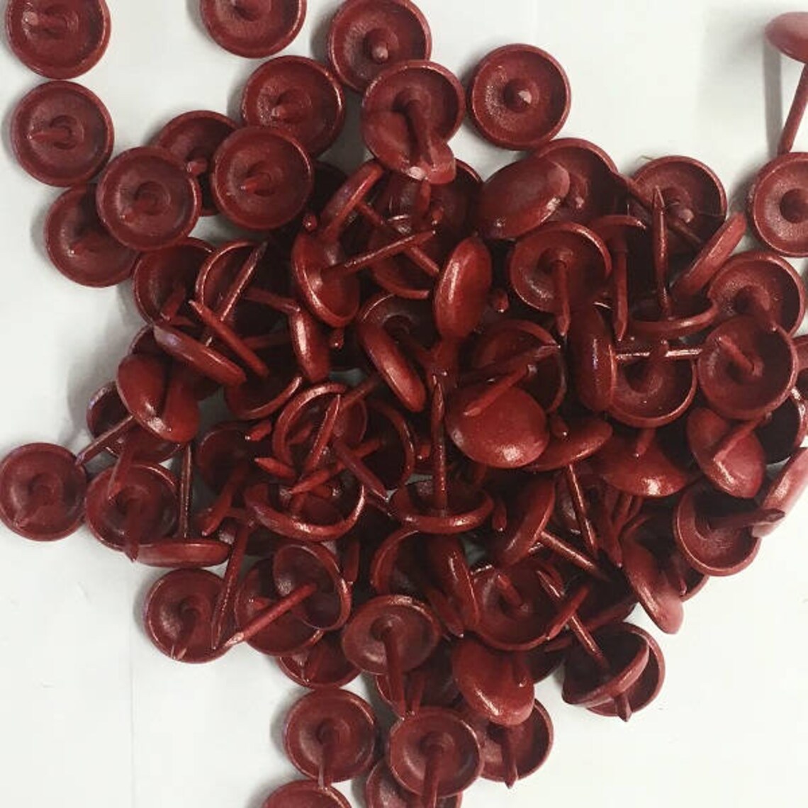 7/16 Red Leather Like Decorative Nail Upholstery Tacks - Etsy