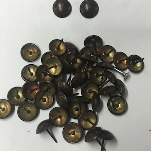 1" Old Gold Decorative Nail Upholstery Tacks 25 Ct (US125) Free ...