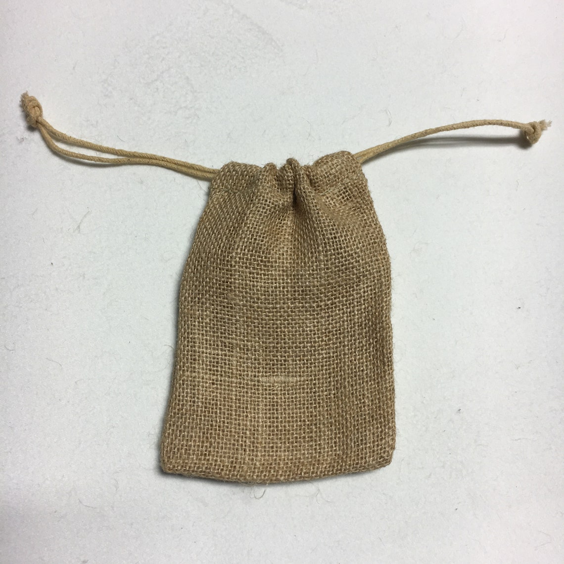 3 X 5 Inch Burlap Gift Bag W/ Drawstring - Etsy
