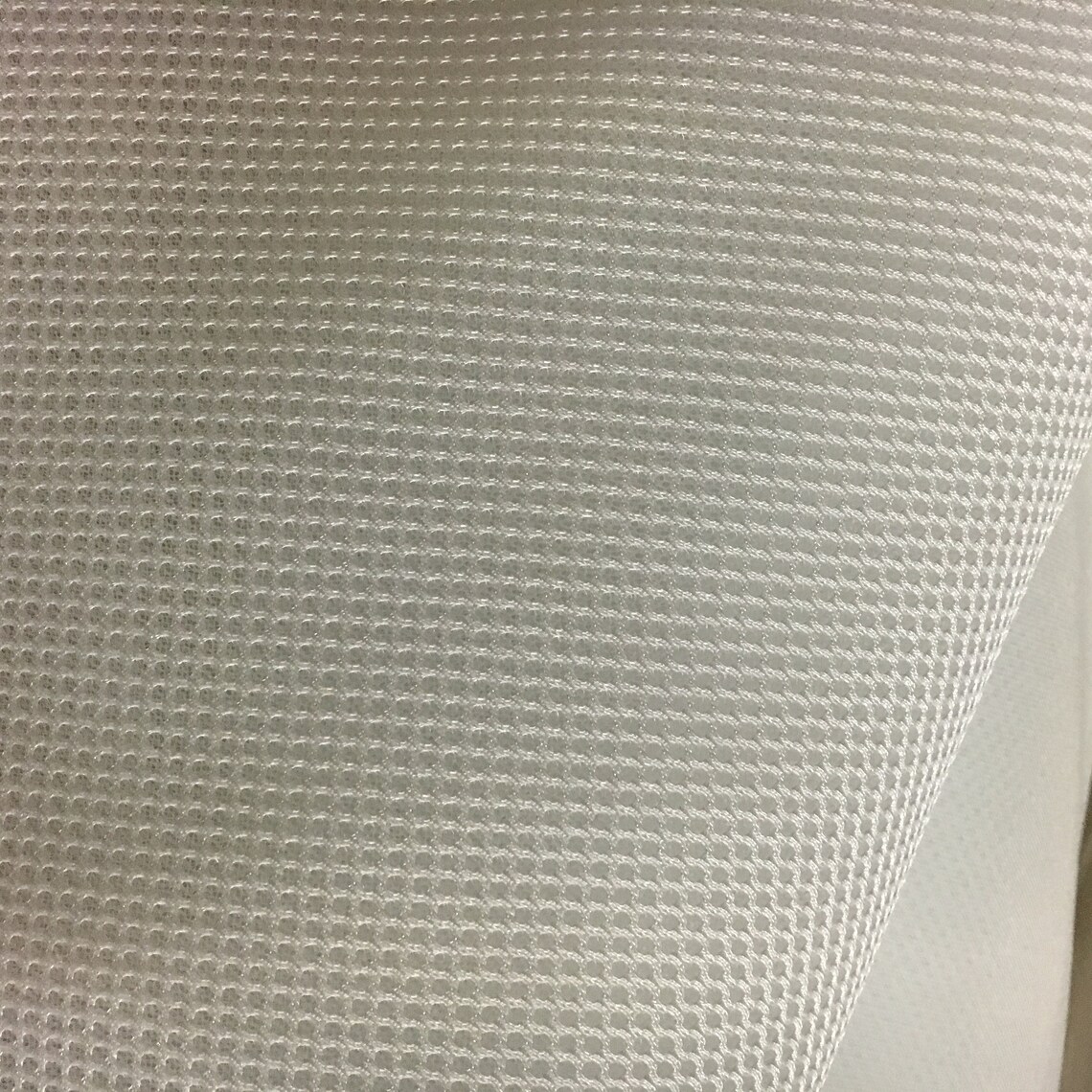 60 Inch Wide White Sandwich Mesh Fabric Foam by the Yard, 5, 10, 25, 50 ...
