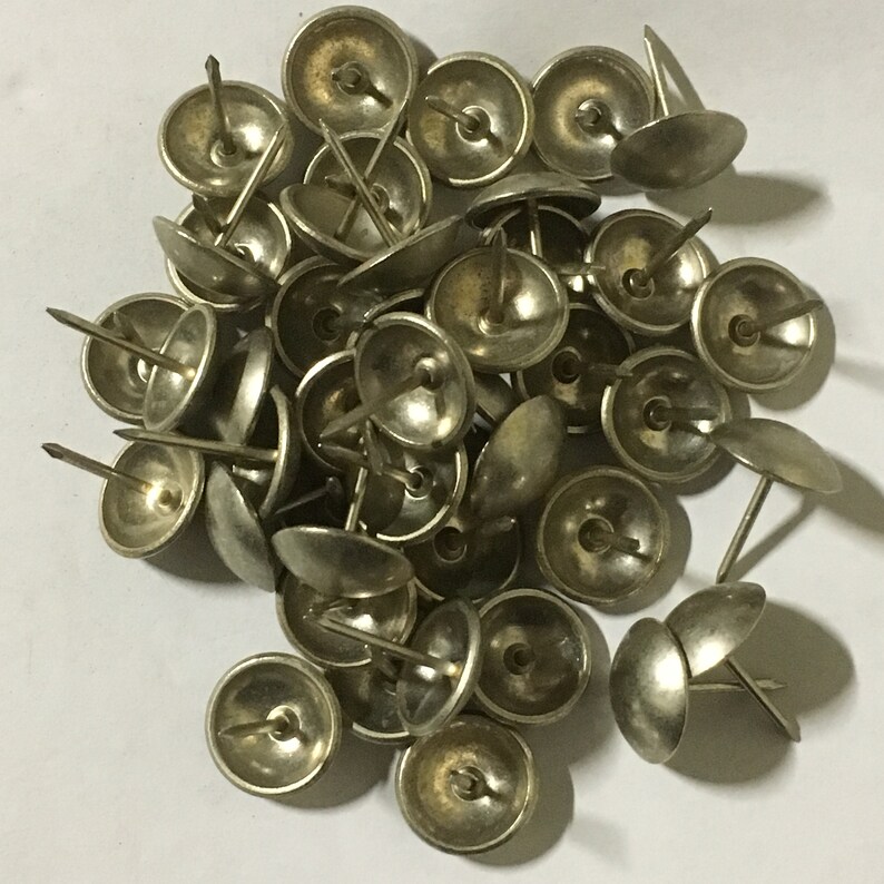 25ct 5/8 Pewter Finish Decorative Nail Upholstery Tacks - Etsy