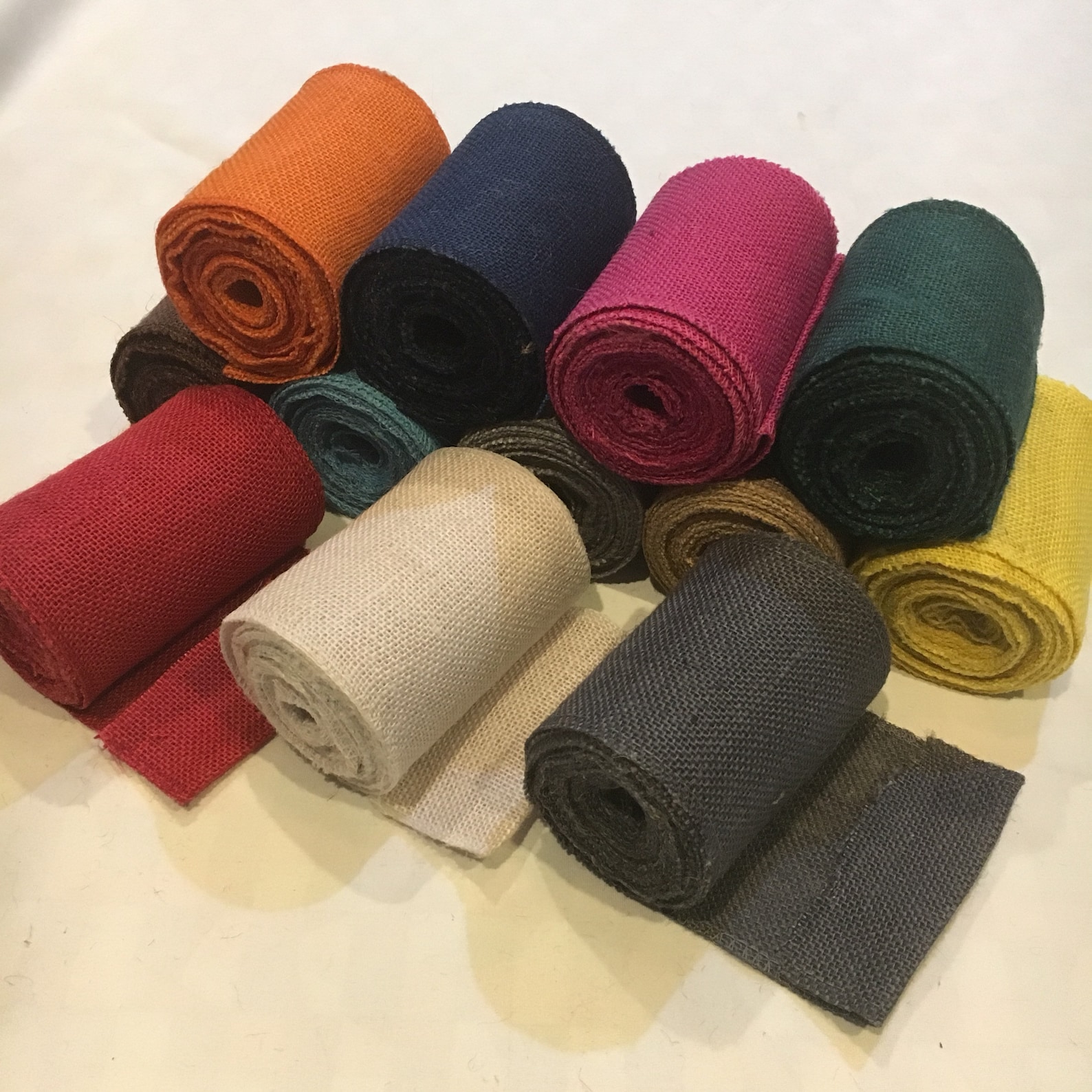 5 Inch Wide 10 Oz Pink Burlap Ribbon 10 Yards BS145 - Etsy