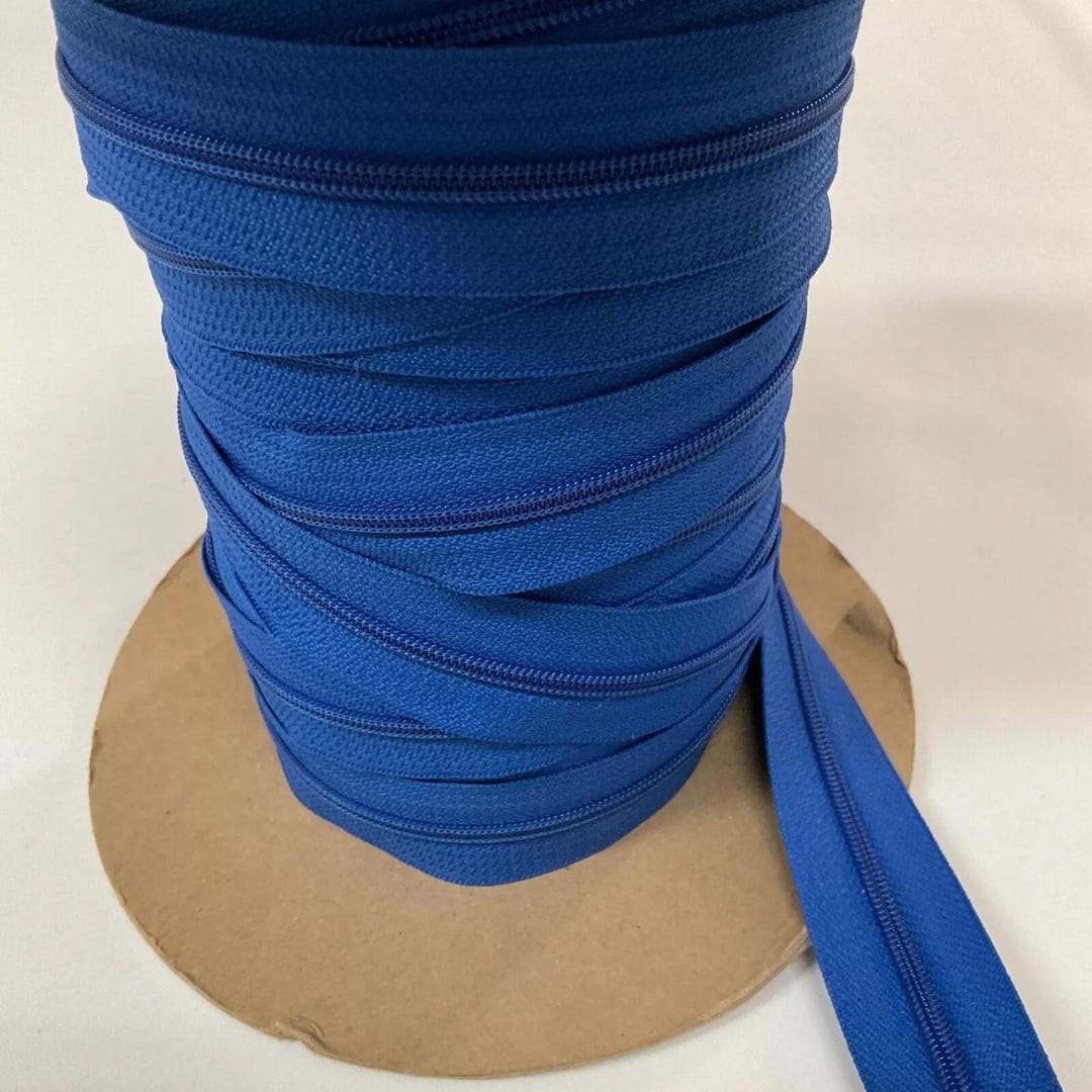 10 Yards (30 Feet) Blue YKK Zipper Coil Chain 4.5 CF 5/8" TJ992 - Etsy