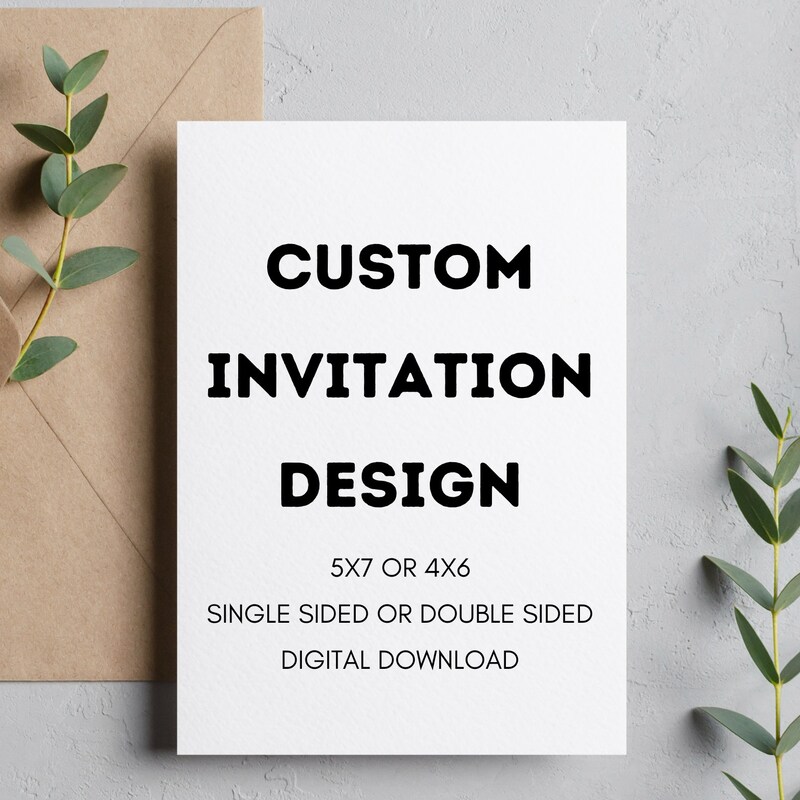 Custom Invitations - Etsy