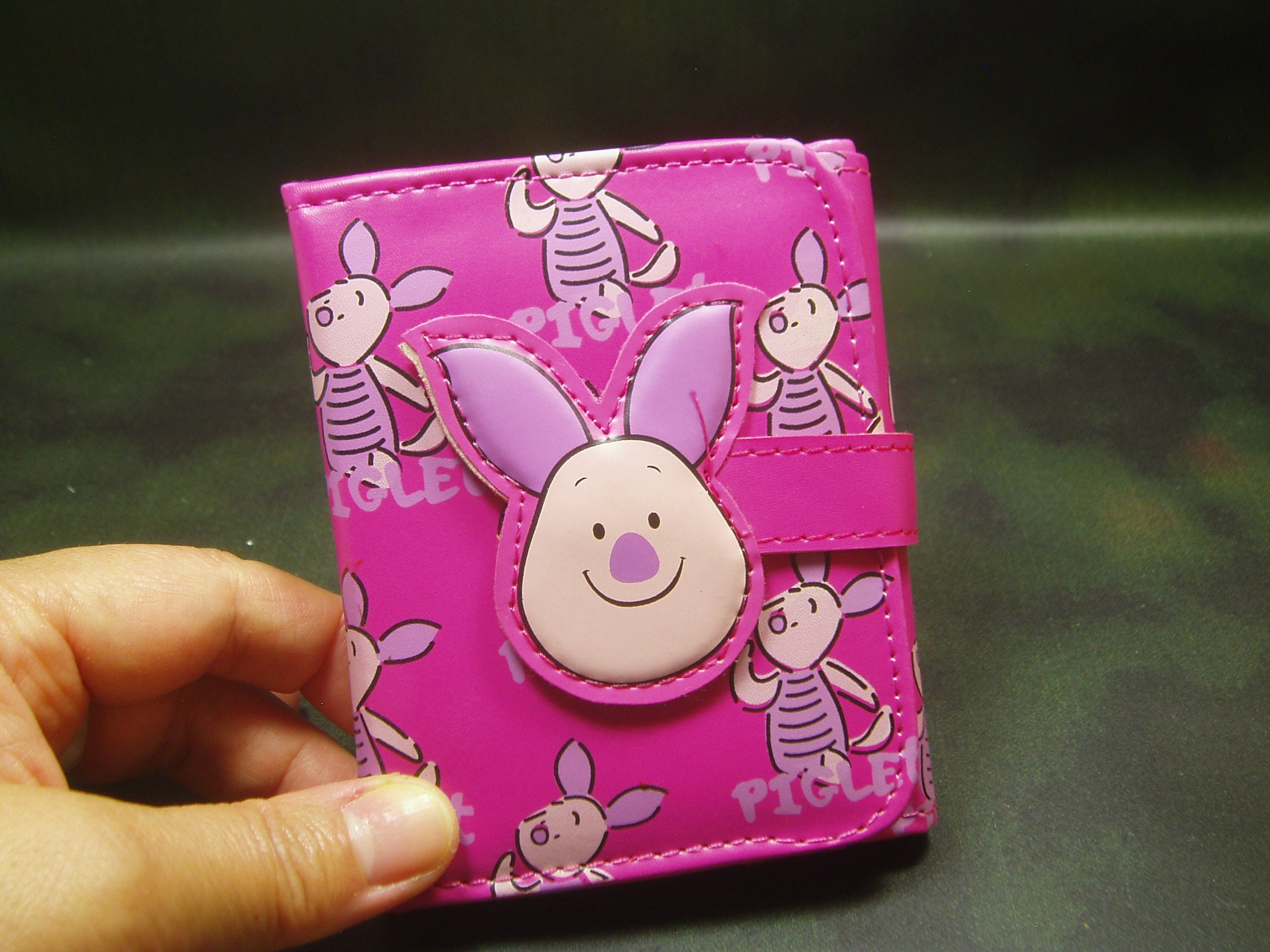 Piggy Wallet/ Pink Pig Girl Wallet/ Coin Purse and Wallet/ Vintage ...