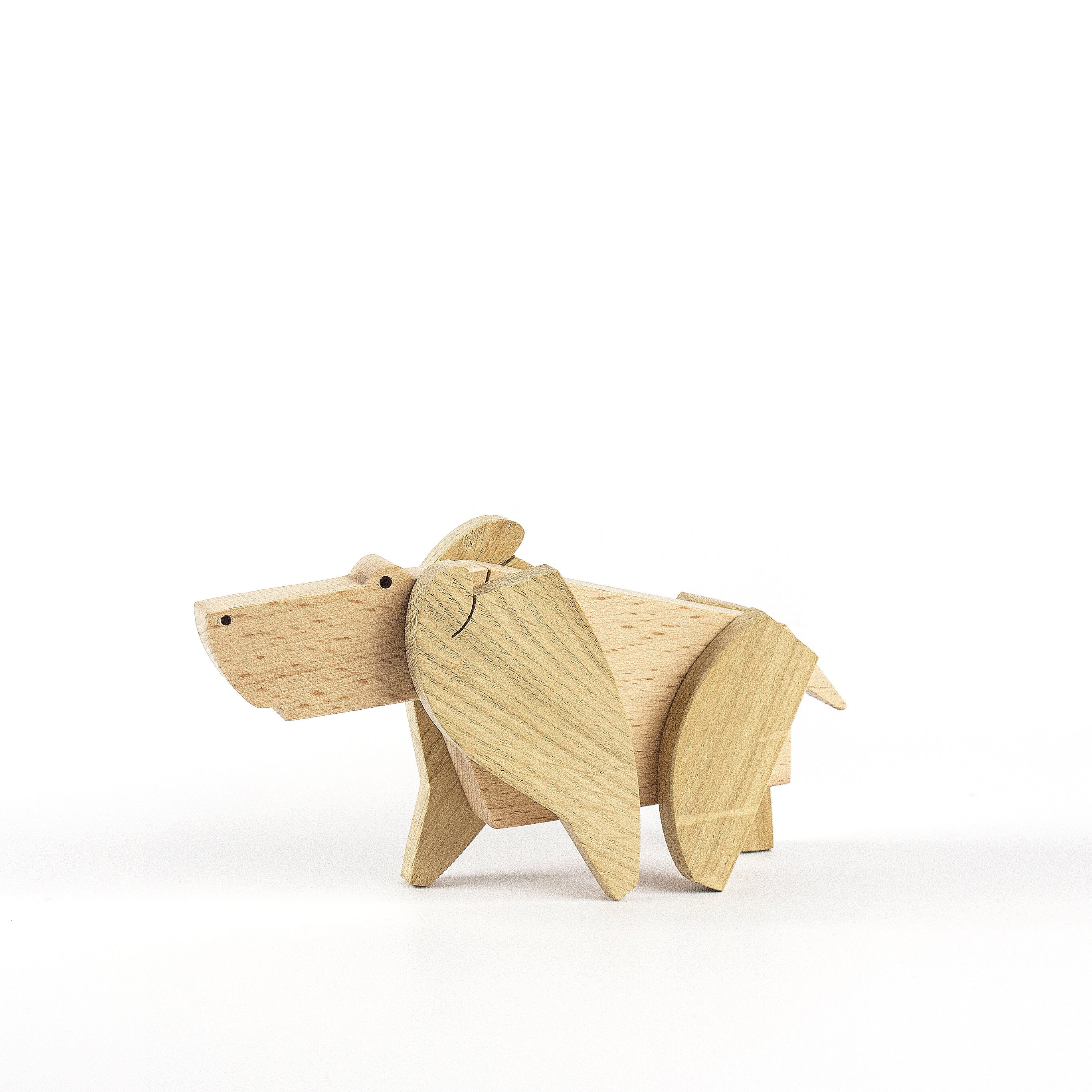 Handcrafted Wood Magnet Hippo Toy - Etsy