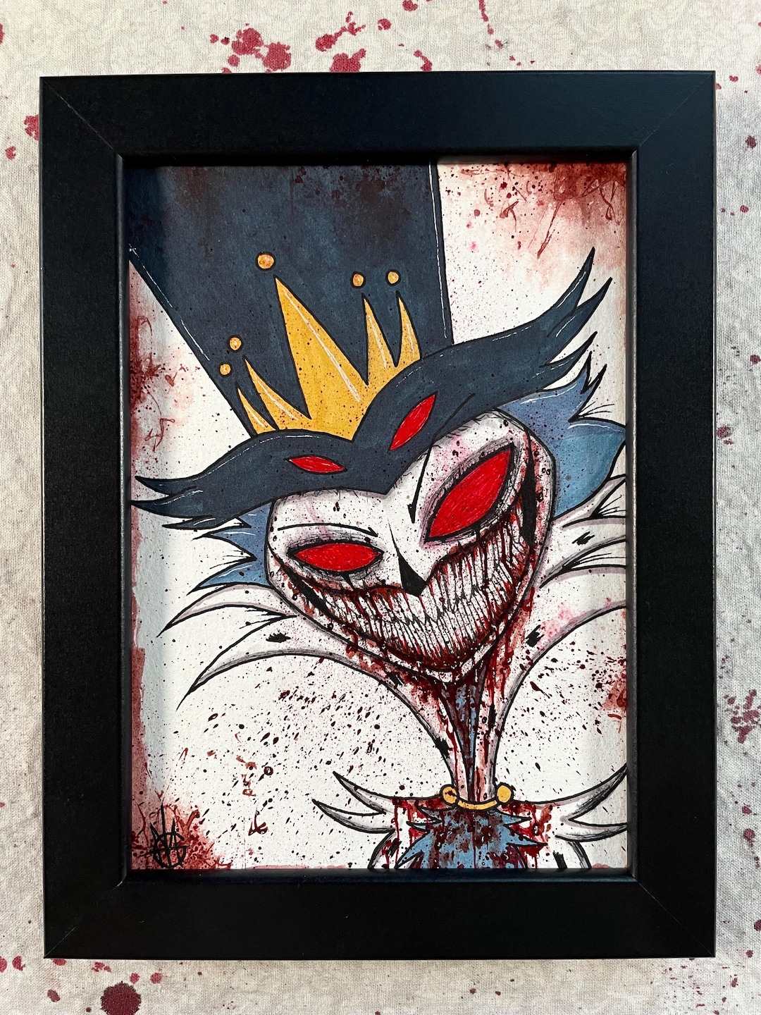 Stolas (horror Reimagining) Helluva Boss - Etsy